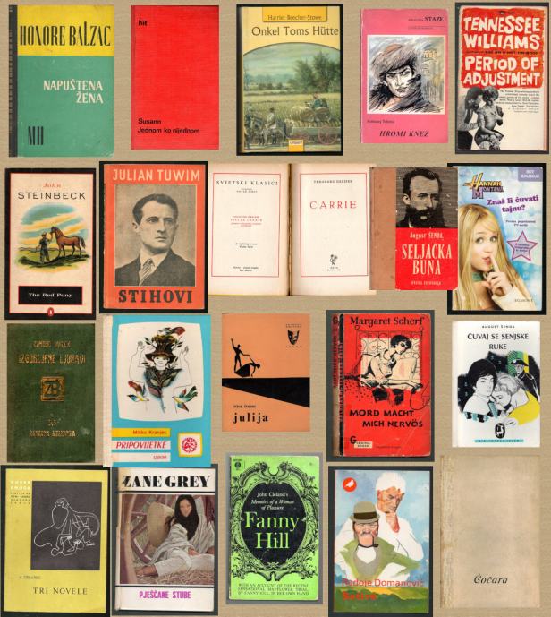 Lot 20 knjiga za 25 eura. Romani / književnost / beletristika...