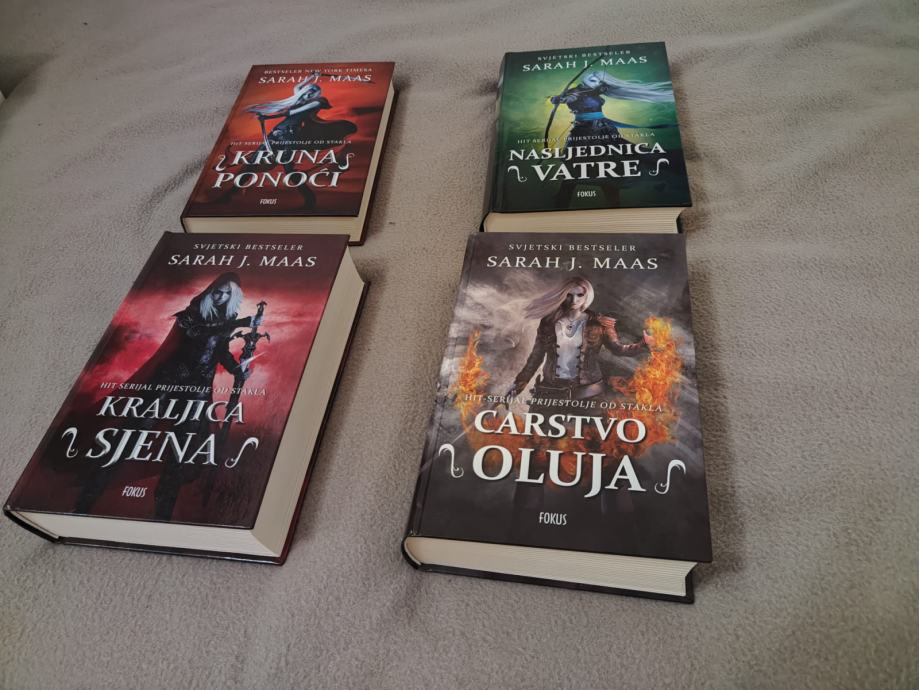 Sarah J. Mass - Serijal Prijestolje od stakla - TVRDI uvez