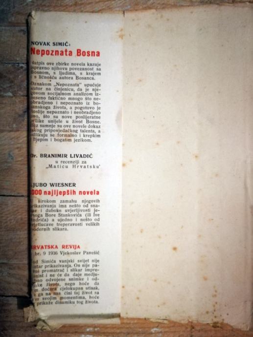 Simić, Novak - Nepoznata Bosna