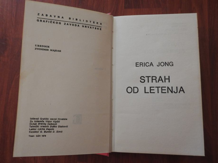STRAH OD LETENJA - Erica Jong