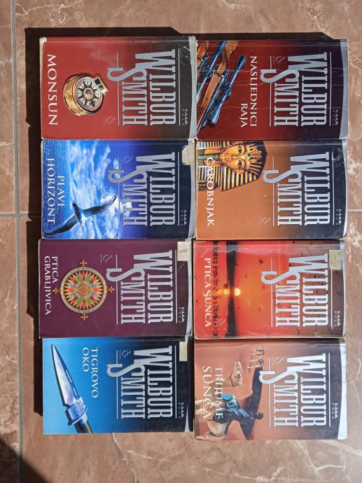 WILBUR SMITH Komplet 8 knjiga C.A.S.H. Pula