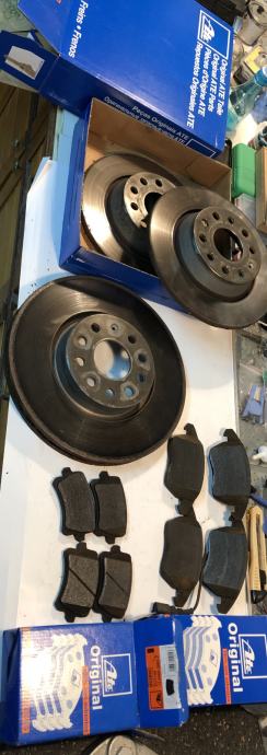 ATE DISK PLOCICE PREDNJI I ZADNJI KOMPLET
