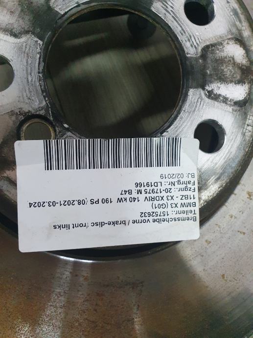 BMW X3 G01 G02 G20 G42 M Blue ČELJUSTI 6860911 6860912 6882245 6882246