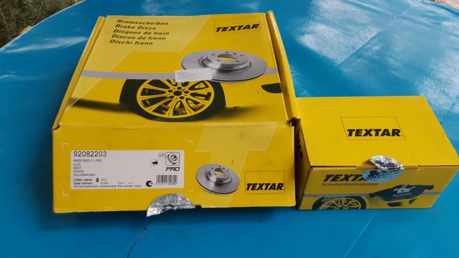 Diskovi i pločice Textar Škoda Fabia (VW)