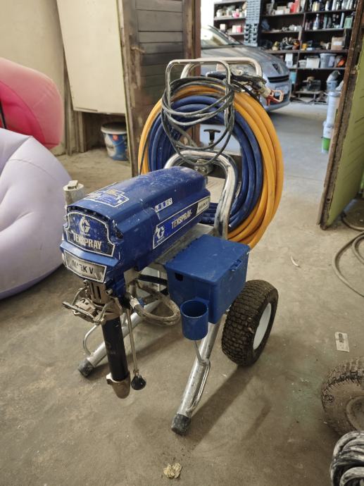 Graco mark V, gletanje i bojamje