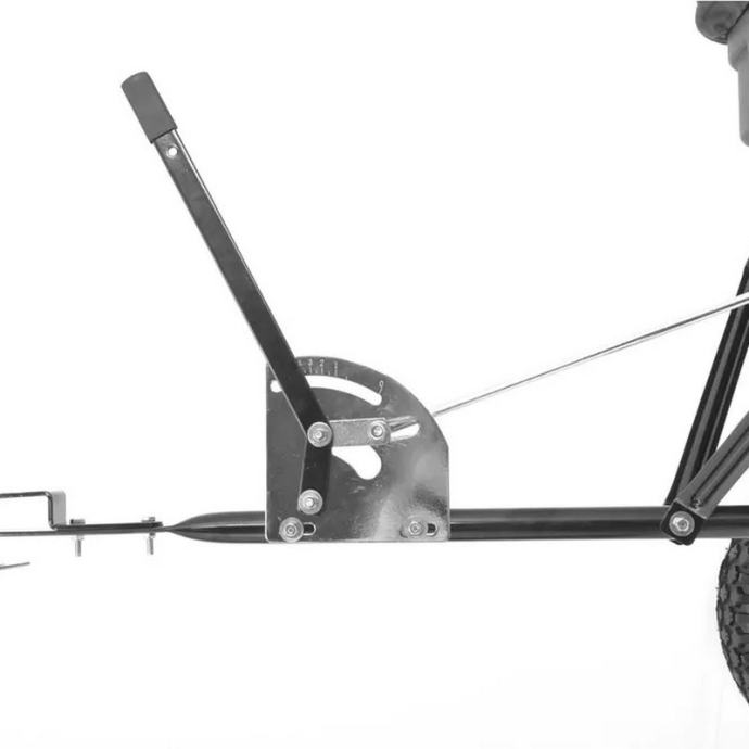 Hecht 260 vrtni rasipač za traktor, 60 L