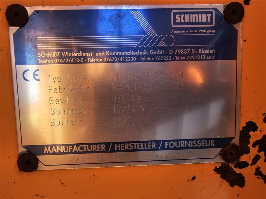 Prednji Malčer za unimog marke Schmidt SBM.1