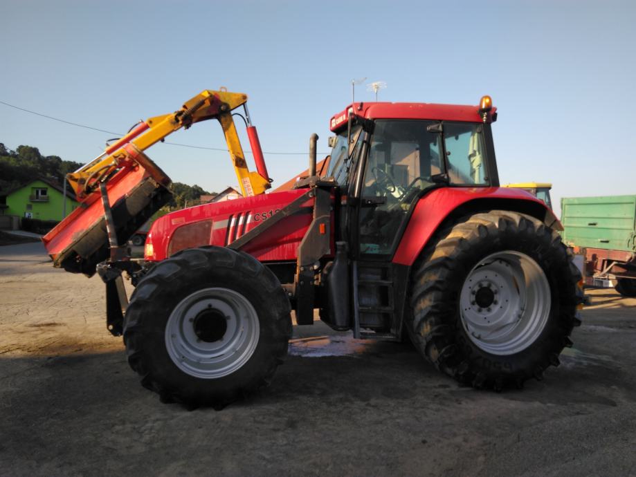 CASE 120 + kranski malčer Rasco + ralica za snijeg