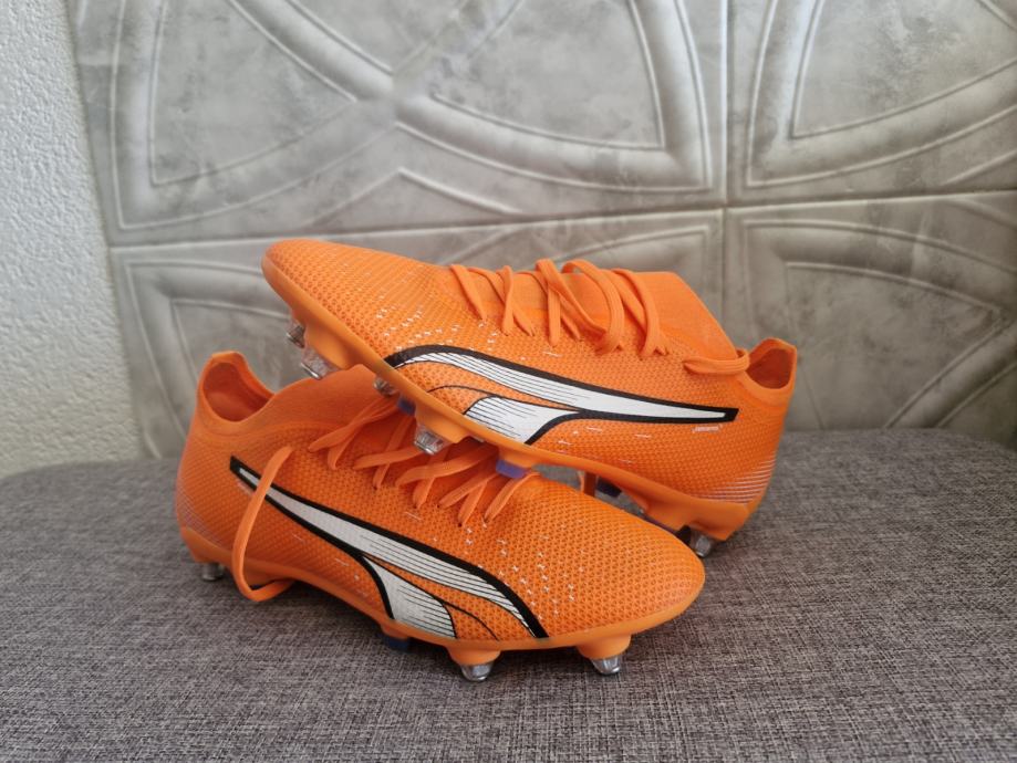 PUMA Ultra Match SG Supercharge - Ultra Orange/PUMA White/Blue Glimmer
