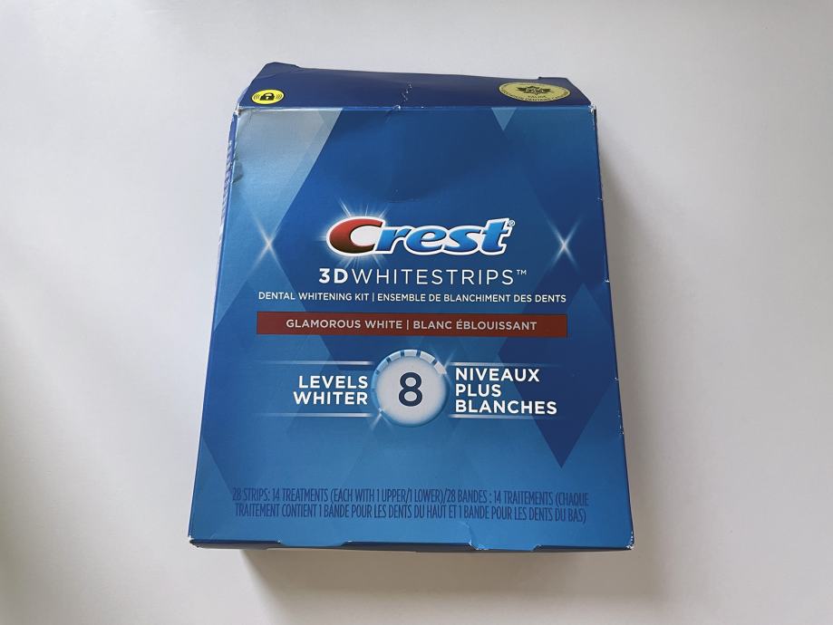 Crest 3DWhitestrips Glamorous White trakice za izbjeljivanje (28 kom)