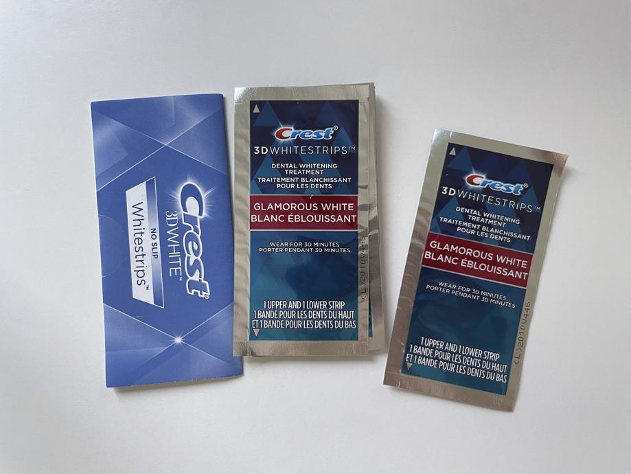 Crest 3DWhitestrips Glamorous White trakice za izbjeljivanje (28 kom)