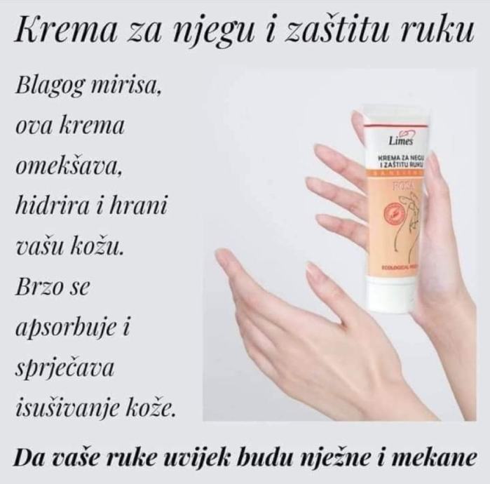 KREMA ZA NJEGU I ZAŠTITU RUKU, 100ml