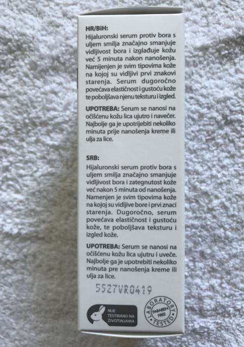 Olival Hijaluronski serum protiv bora