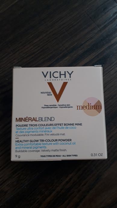 Vichy mineralblend puder + testeri