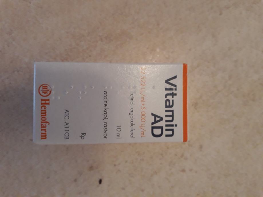 Vitamin AD uljne kapi