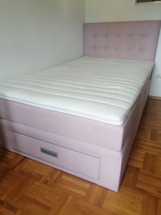 Boxspring krevet s nadmadracem 120x200