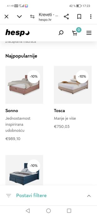 HESPO KREVET I MADRAC