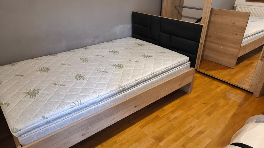 Krevet 120x200 + madrac + nadmadrac