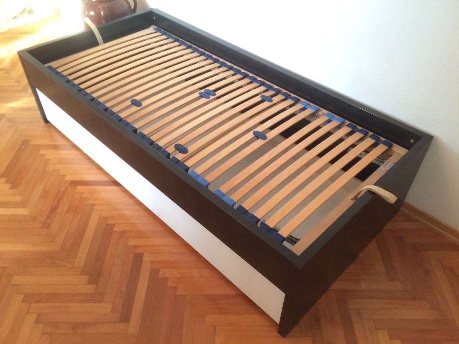moderan krevet 90x200 + HESPO legenda podnica + pomoćni ležaj/spremnik