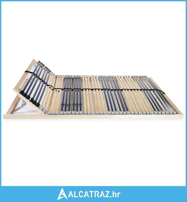 Podnica za krevet s 42 letvice i 7 zona 120 x 200 cm - NOVO