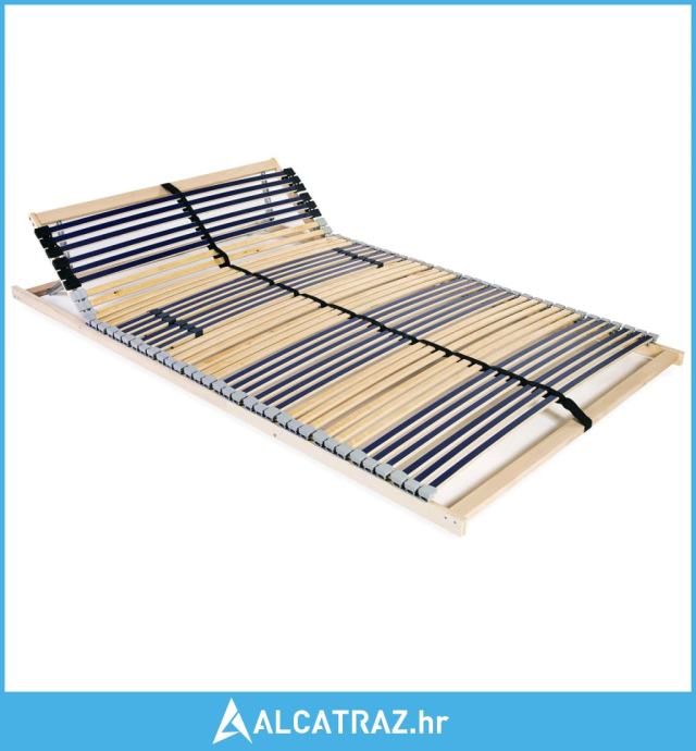 Podnica za krevet s 42 letvice i 7 zona 140 x 200 cm - NOVO