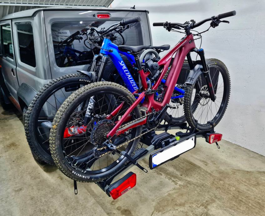 Sklopiv nosač za 2 bicikla za kuku - Inter Pack New Spider 2E