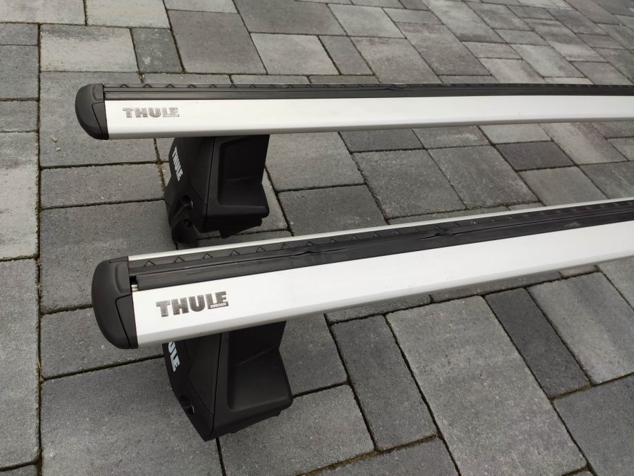Krovni nosač set Thule 7105/754 Wingbar Evo 127 cm + glave + spojnice