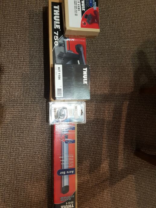 Krovni nosači Thule Rapid System 750 / Aero Bar 861