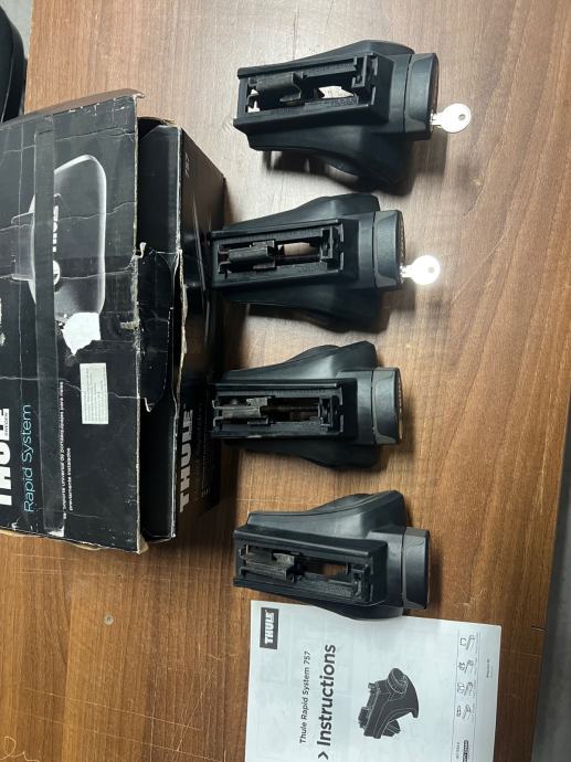 Thule 757 glave - Rapid System Railing