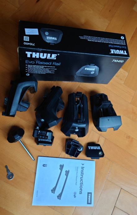 Thule Raised Rail Evo glave za krovne nosače (710410)