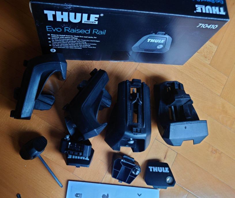 Thule Raised Rail Evo glave za krovne nosače (710410)