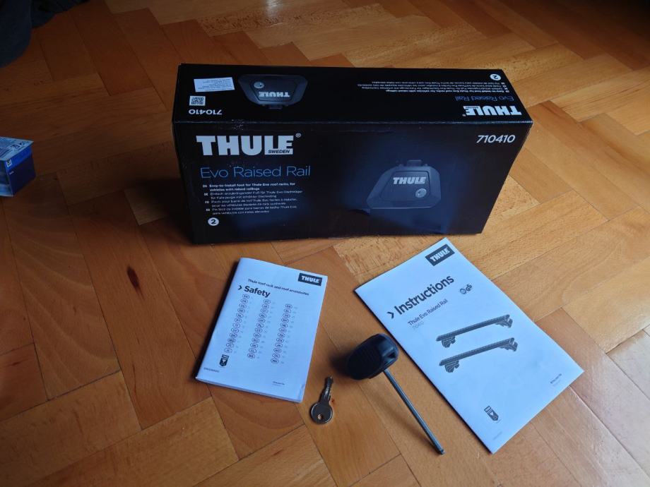 Thule Raised Rail Evo glave za krovne nosače (710410)