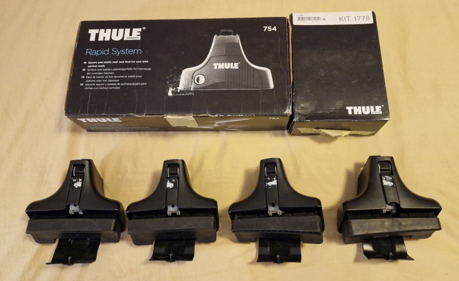 Thule krovni nosači za VW Passat B8, Rapid System 754 + kit