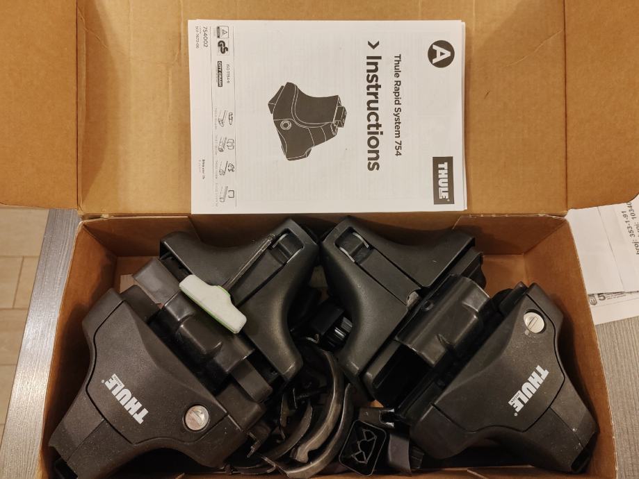 Thule rapid System 754 set od 4 glave za Renault Fluence