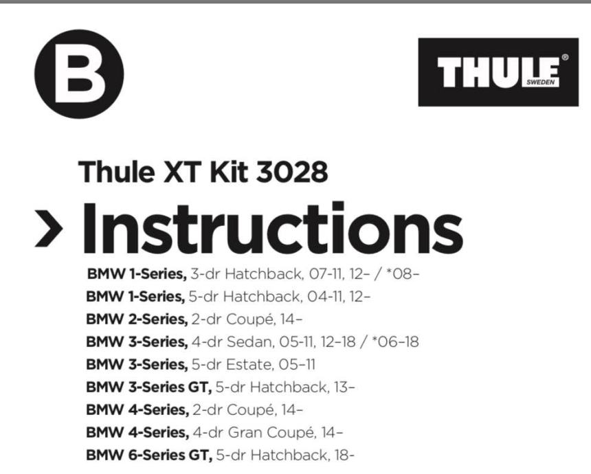 Thule kit 3028