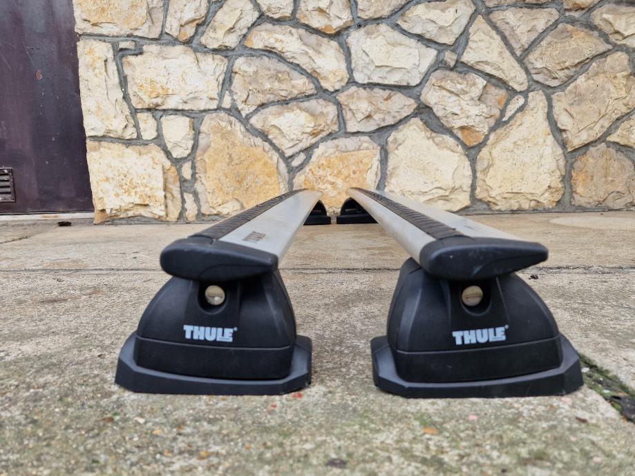 Thule wing bar krovni nosači + Thule Fixpoint Evo 710700 + Kit 187002