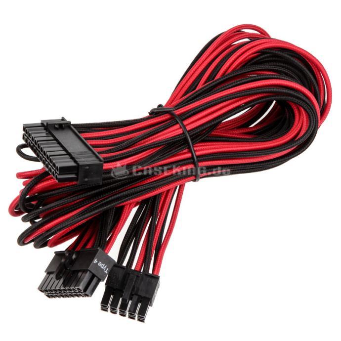 Corsair 24pin Psu cable Black/red Type 4