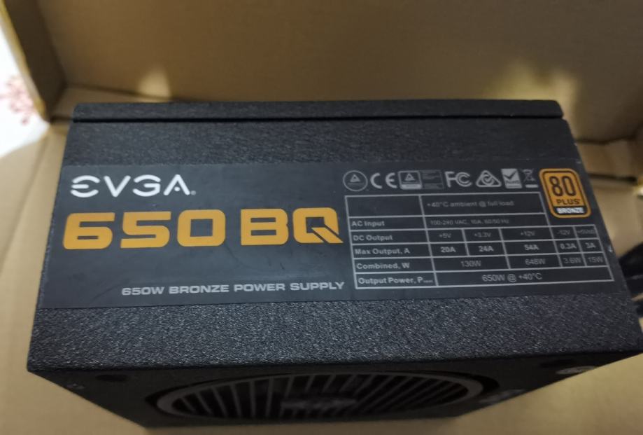 EVGA 650W 650BQ Bronze 80 Plus