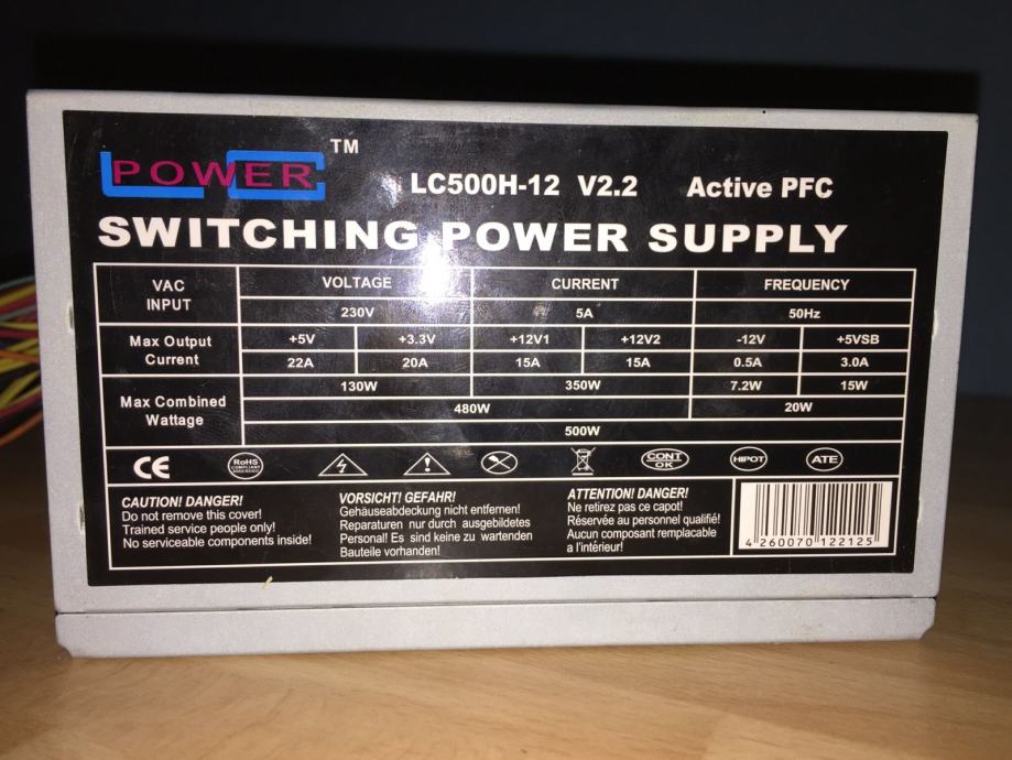 LC Power LC500H-12 V2.2 500W