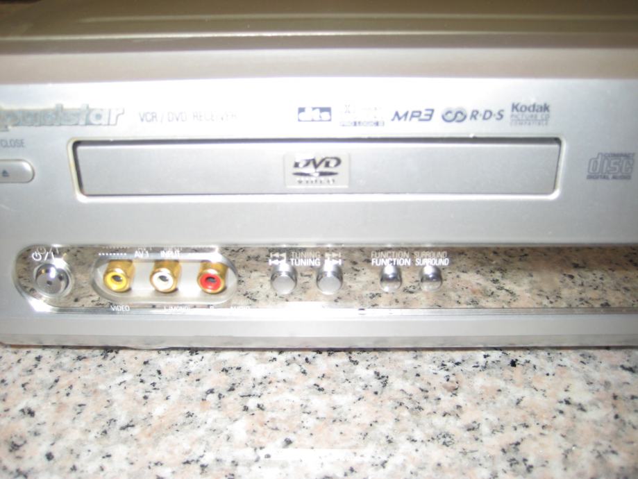 Roadstar vcr/dvd/rds reciver