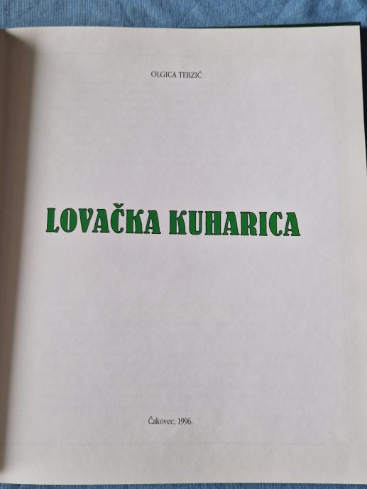 Olgica Terzić Lovačka kuharica