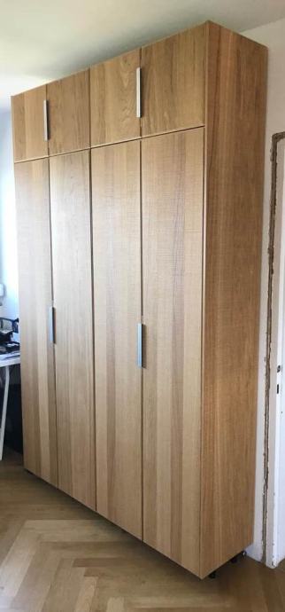 Ikea kuhinjski ormari + ormar za frižider - puno drvo