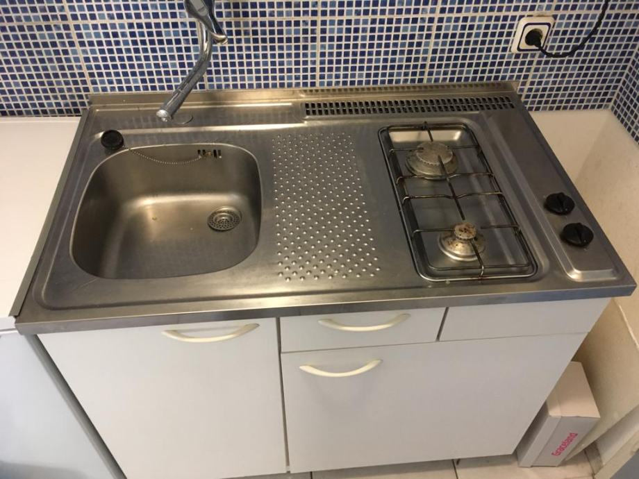 Prodajem! Mini kuhinja, sudoper, napa Gorenje, plinska boca