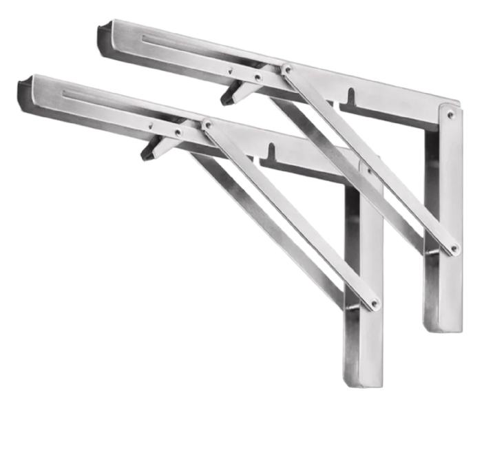 Sklopivi držači za zidne police, set od 2.komada