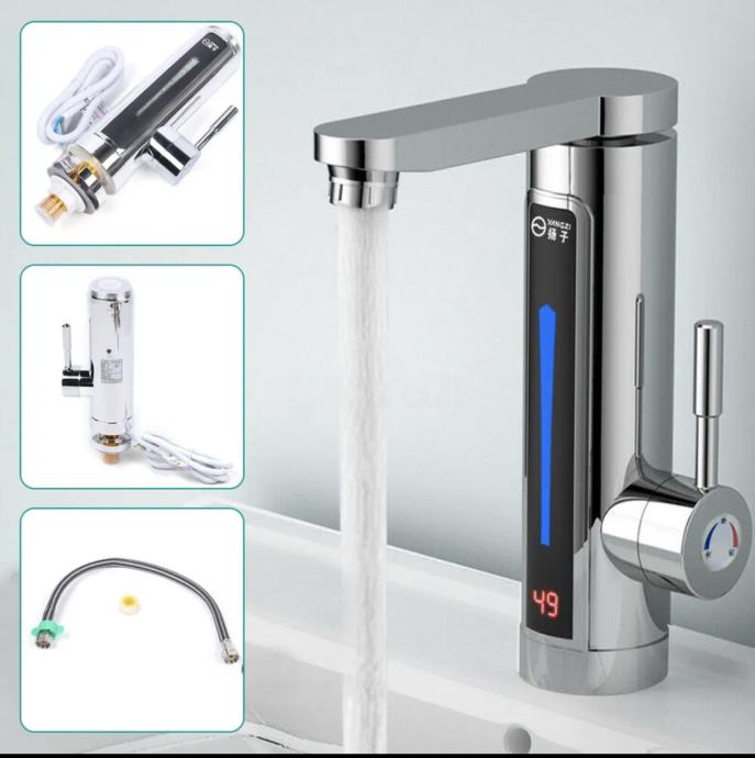 3x LED Elektricna protocna Slavina NOVO