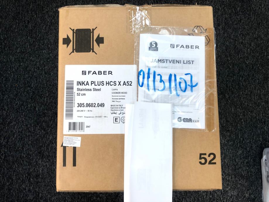 NAPA FABER INKA PLUS HCS X A52. *NOVO* R1, RATE!