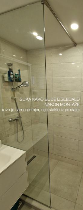 Staklo za walk-in tuš s nano premazom