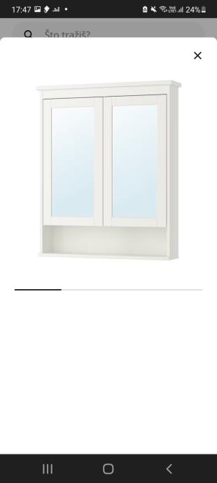 Hemnes element ikea - kupaonski ormaric i ogledalo