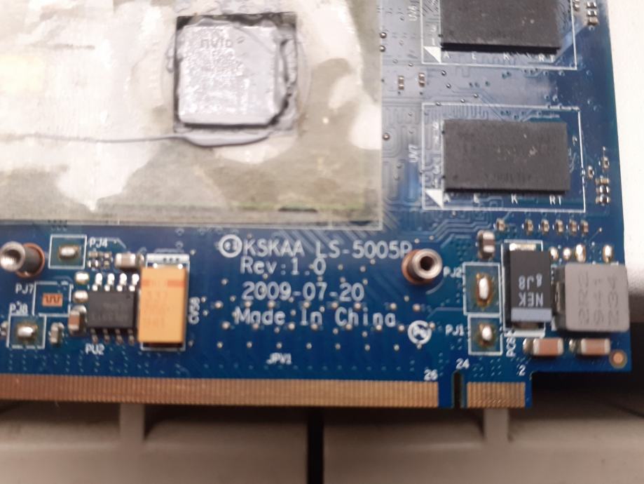 Nvidia GeForce GT 230M KSKAA LS-5005P grafička Toshiba A500 L550