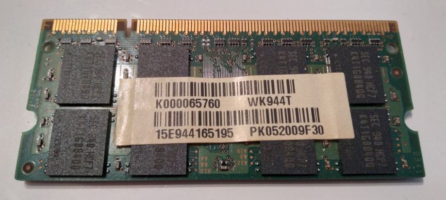 Samsung 2GB 2Rx8 PC2-6400S-666-12-E3 DDR2 RAM